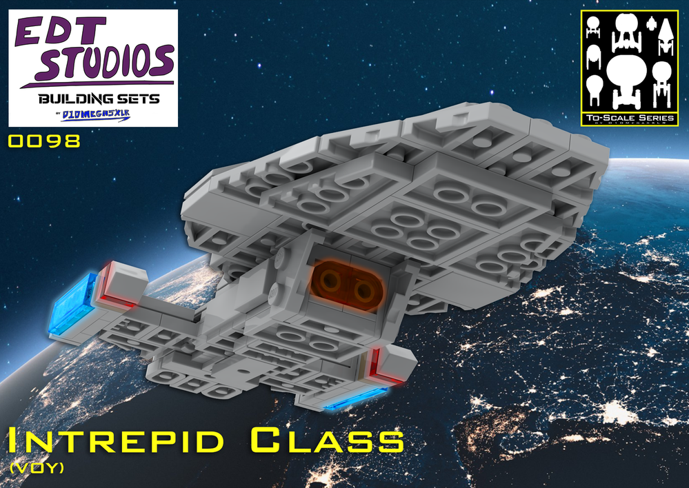 LEGO MOC Intrepid Class by D10MegasXLR | Rebrickable - Build with LEGO