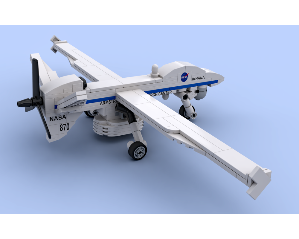 LEGO MOC MQ-9 Guardian UAV Ikhana by mshenn | Rebrickable - Build with LEGO