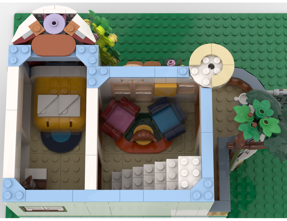 LEGO MOC Modular Castle Bed & Breakfast - Modification of Set 42638 by ...