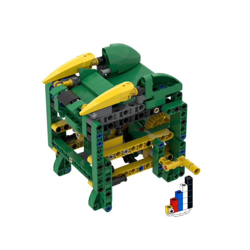 LEGO MOC John Deere 42168 remix stepper GBC module by andybell ...