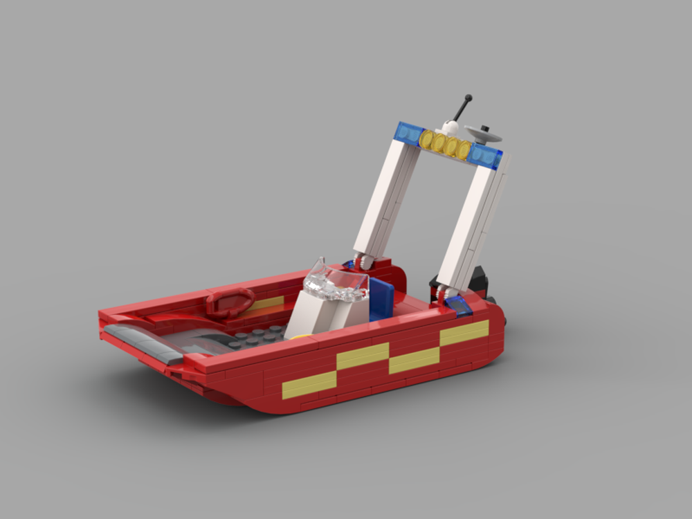 LEGO MOC Fire Service Rescue Boat by DS Brick Creations | Rebrickable ...