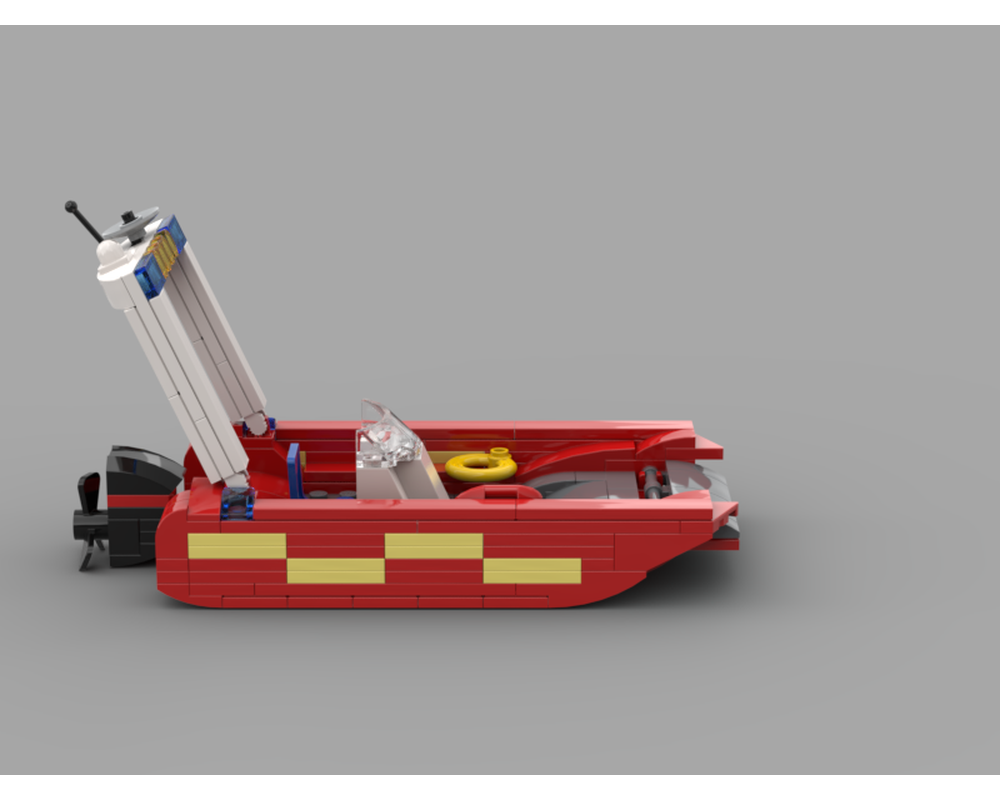 LEGO MOC Fire Service Rescue Boat by DS Brick Creations | Rebrickable ...