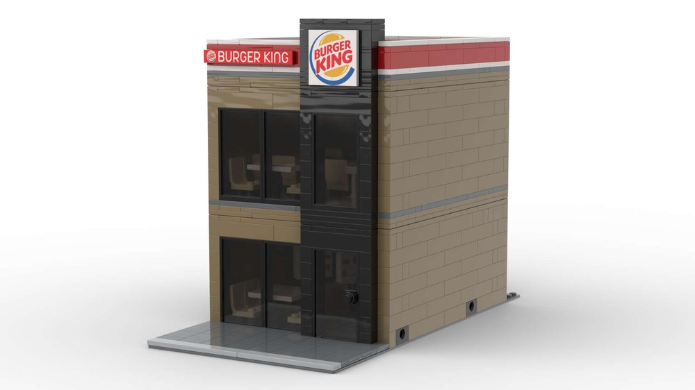 LEGO MOC Modular Burger King by MexWhite | Rebrickable - Build with LEGO