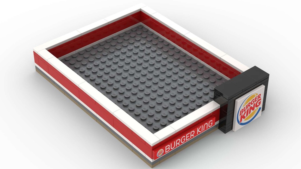 LEGO MOC Modular Burger King by MexWhite | Rebrickable - Build with LEGO