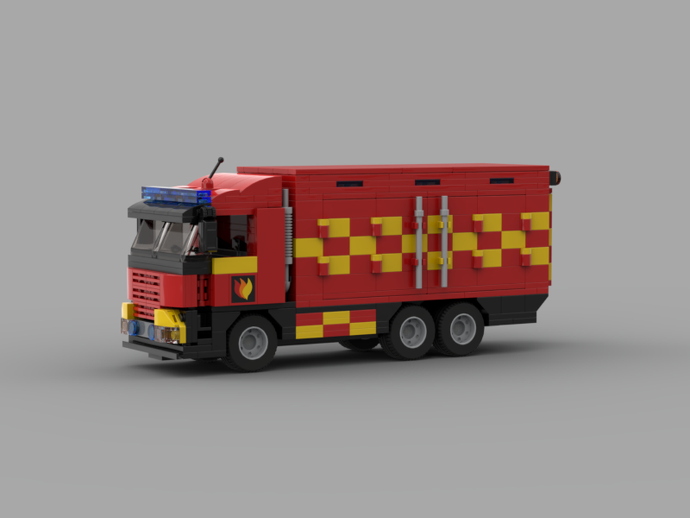 LEGO MOC Fire Service Operational Support Unit by DS Brick Creations ...