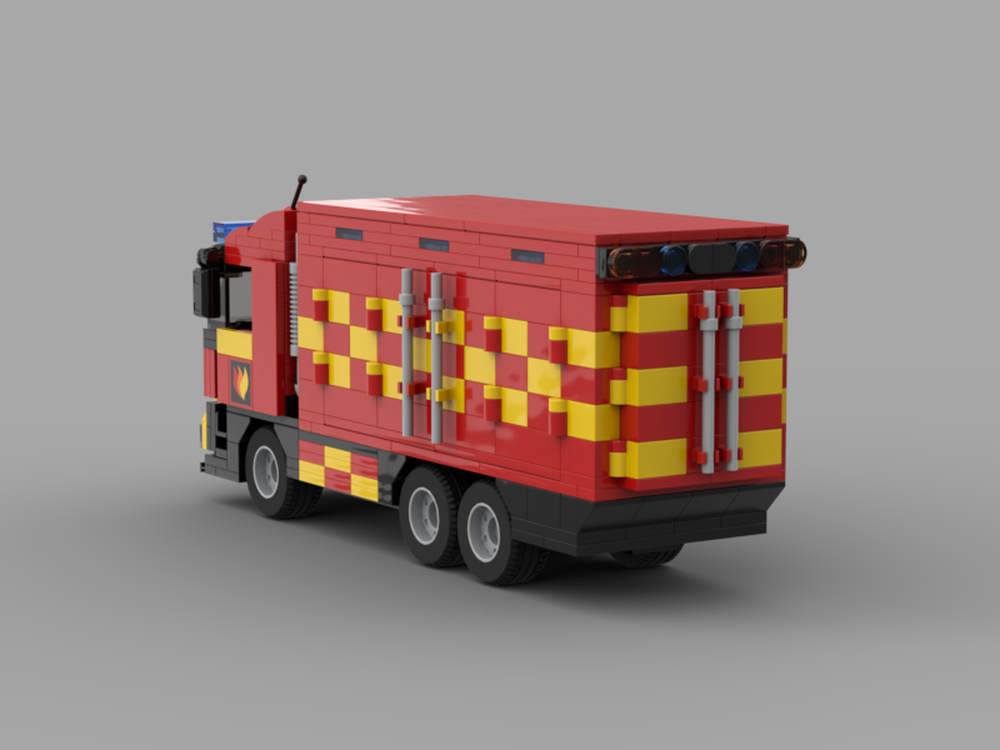 LEGO MOC Fire Service Operational Support Unit by DS Brick Creations | Rebrickable - Build with LEGO