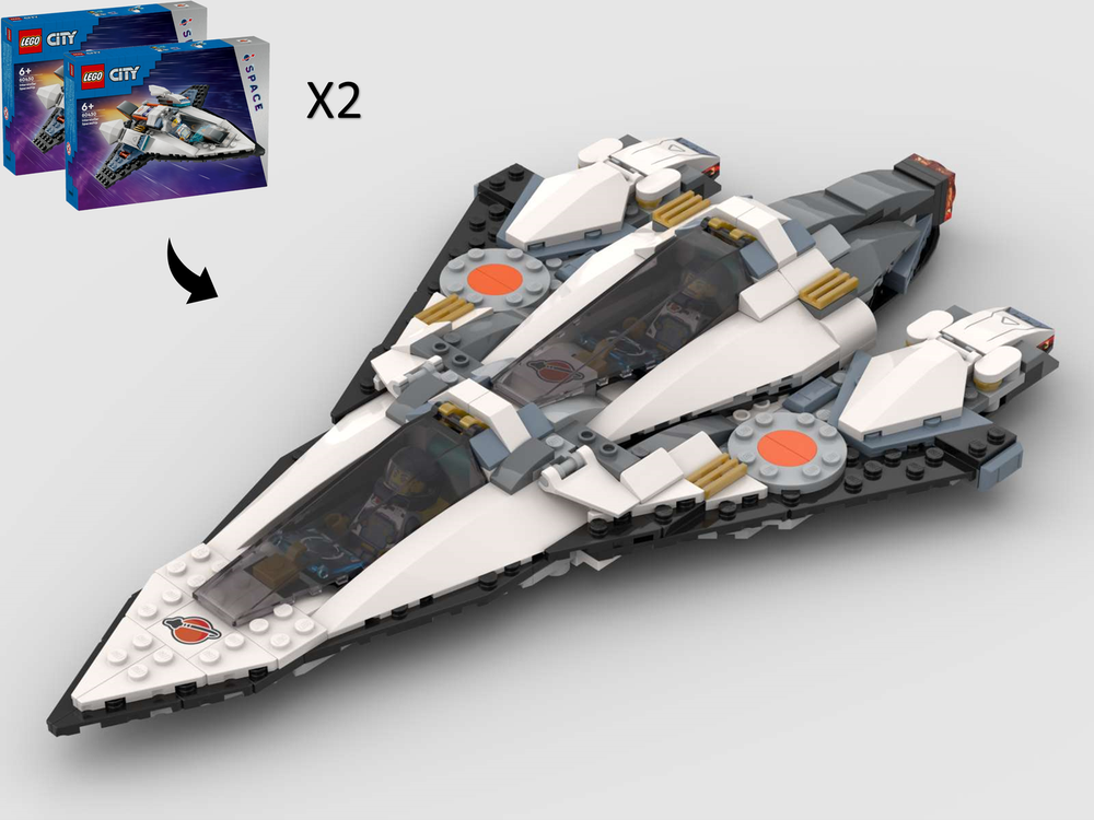 LEGO MOC Delta-7X Super Aethersprite Heavy Starfighter - Alternate ...