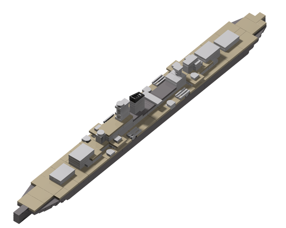 LEGO MOC 1:560 scale KMS Hindenberg by yamato534 | Rebrickable - Build ...