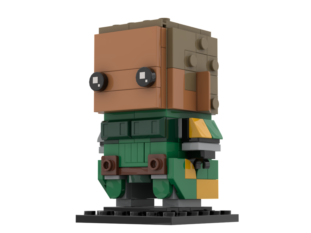 LEGO MOC Commander Doom Brickheadz by Ant0noo | Rebrickable - Build ...