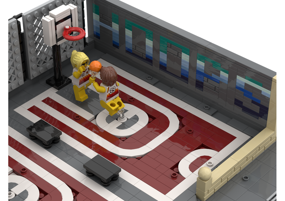 LEGO MOC City Hoops - Half Court Basketball - 32x32 by Brick.Mocman ...