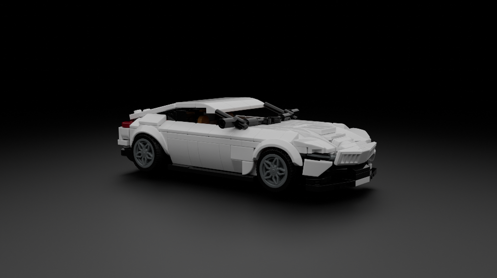 LEGO MOC Ferrari Roma by Thecarmoccer | Rebrickable - Build with LEGO