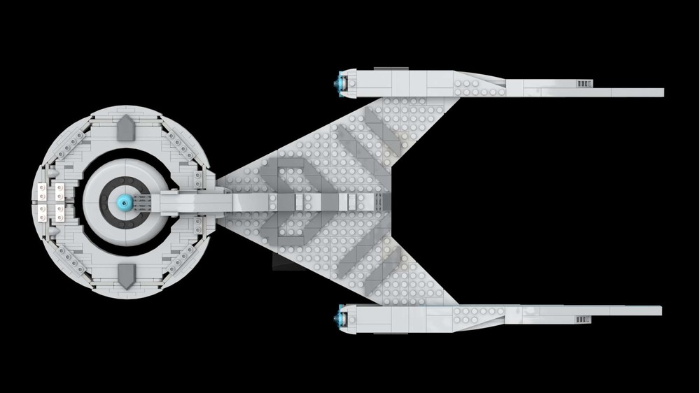 LEGO MOC Crossfield Class Starship by yaybricks | Rebrickable - Build ...