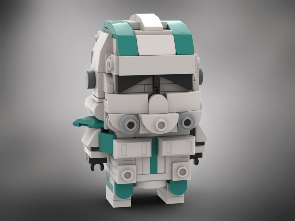 LEGO MOC Captain Howzer Brickheadz by Ant0noo | Rebrickable - Build ...