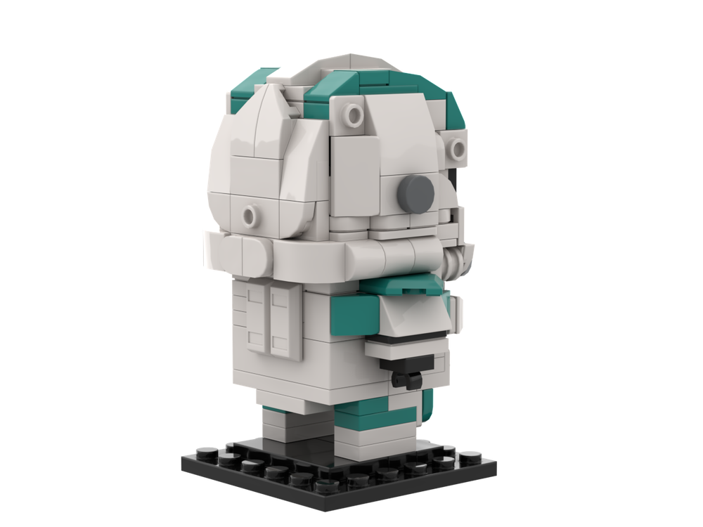 LEGO MOC Captain Howzer Brickheadz by Ant0noo | Rebrickable - Build ...