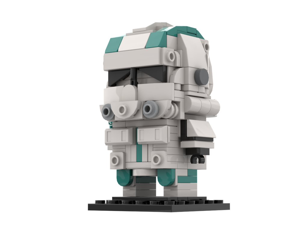 LEGO MOC Captain Howzer Brickheadz by Ant0noo | Rebrickable - Build ...