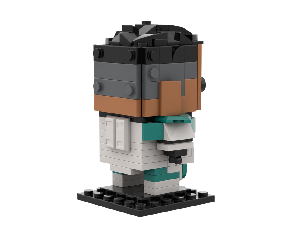 LEGO MOC Captain Howzer Brickheadz by Ant0noo | Rebrickable - Build ...