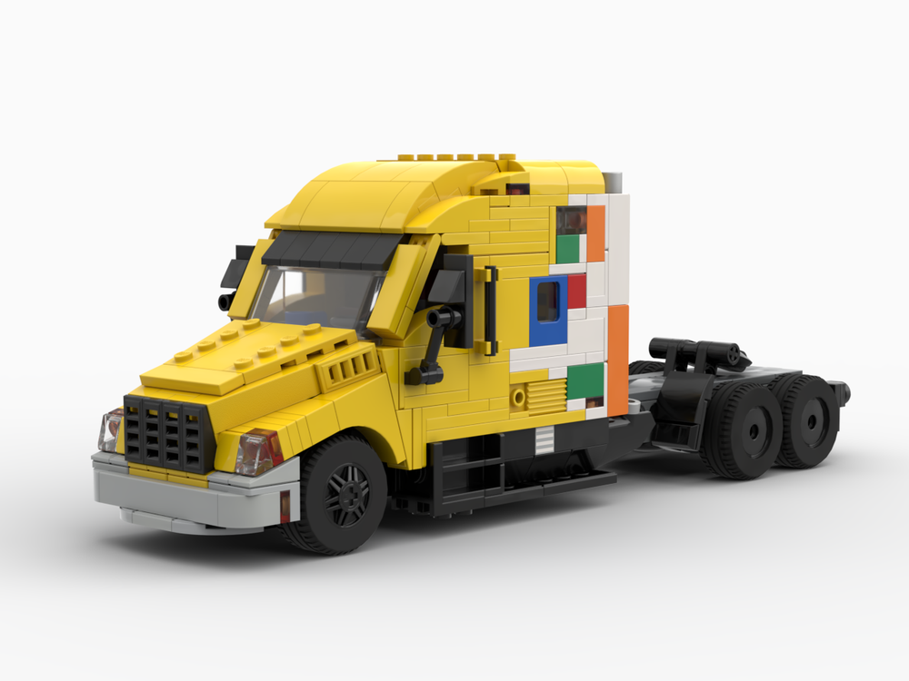 LEGO MOC Lego Delivery Truck Remake by owstin | Rebrickable - Build ...