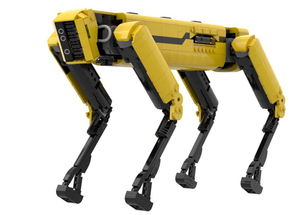 Lego Moc Boston Dynamics Spot Robot By Orchardbuilds Rebrickable