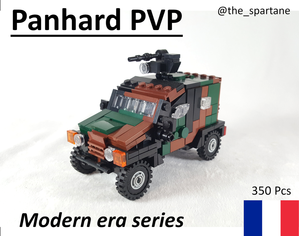 LEGO MOC Panhard PVP by Spartane | Rebrickable - Build with LEGO