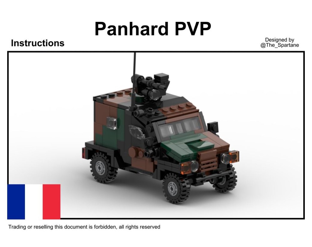 LEGO MOC Panhard PVP by Spartane | Rebrickable - Build with LEGO