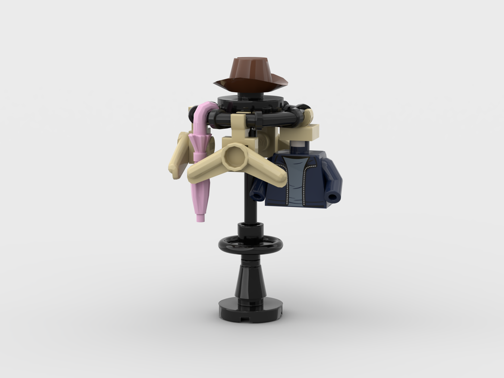 LEGO MOC Coat stand by BrickHappens | Rebrickable - Build with LEGO