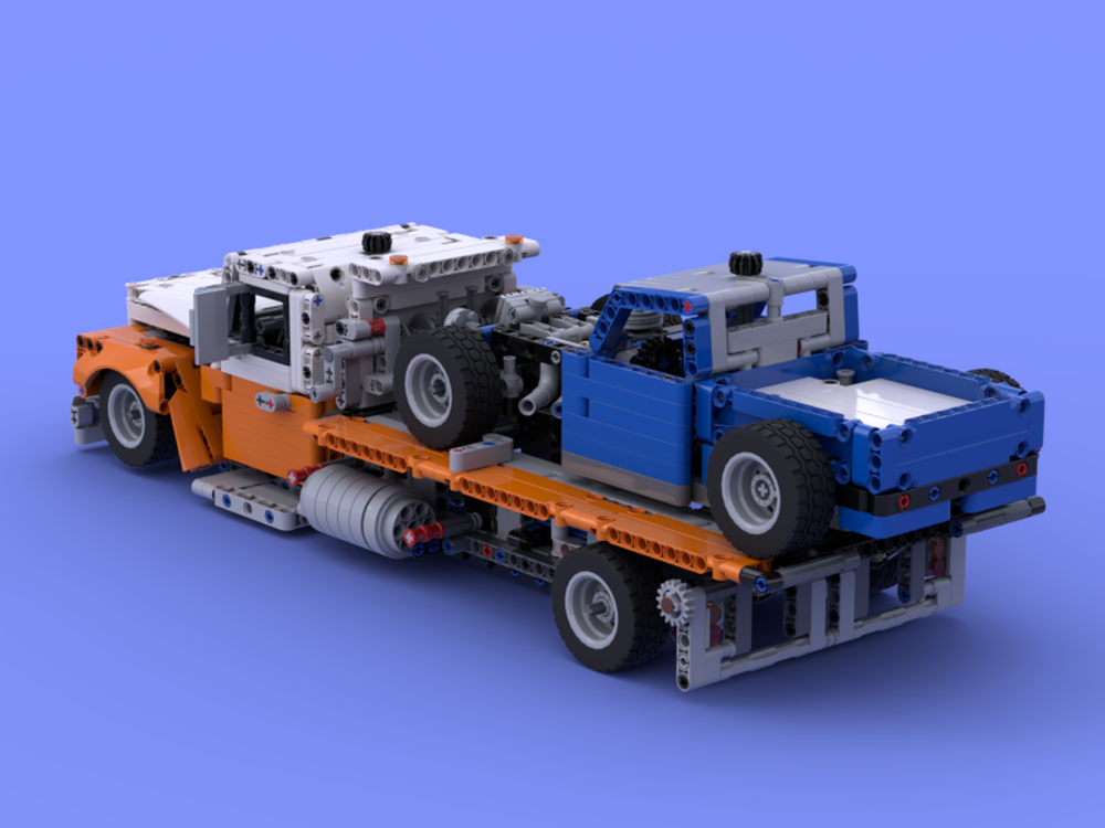 LEGO MOC liftable Pick up Tow Truck with a Hot Rod by east_brick ...