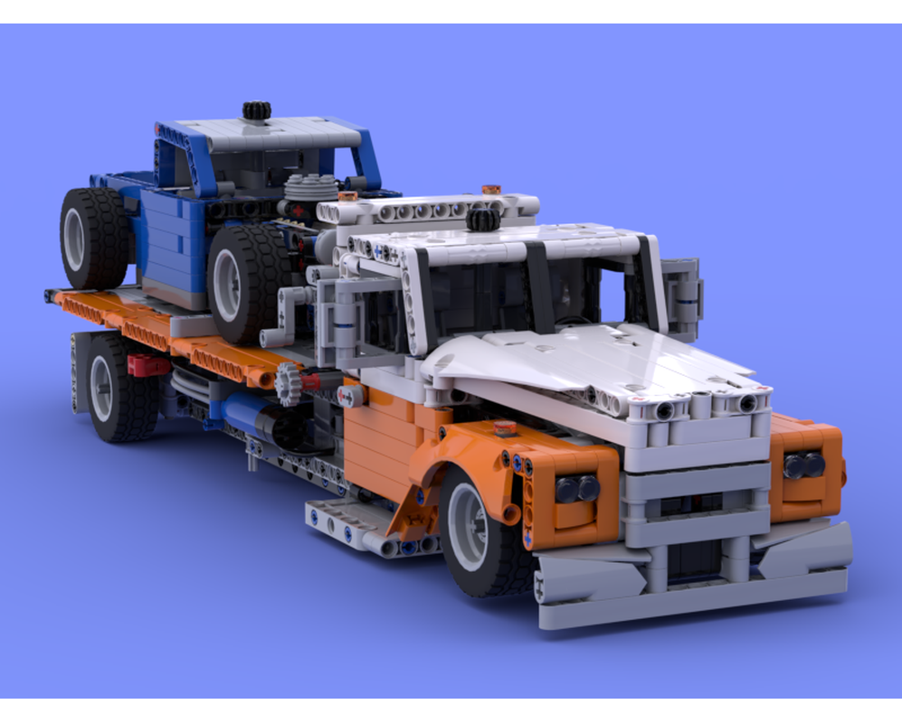 LEGO MOC liftable Pick up Tow Truck with a Hot Rod by east_brick ...