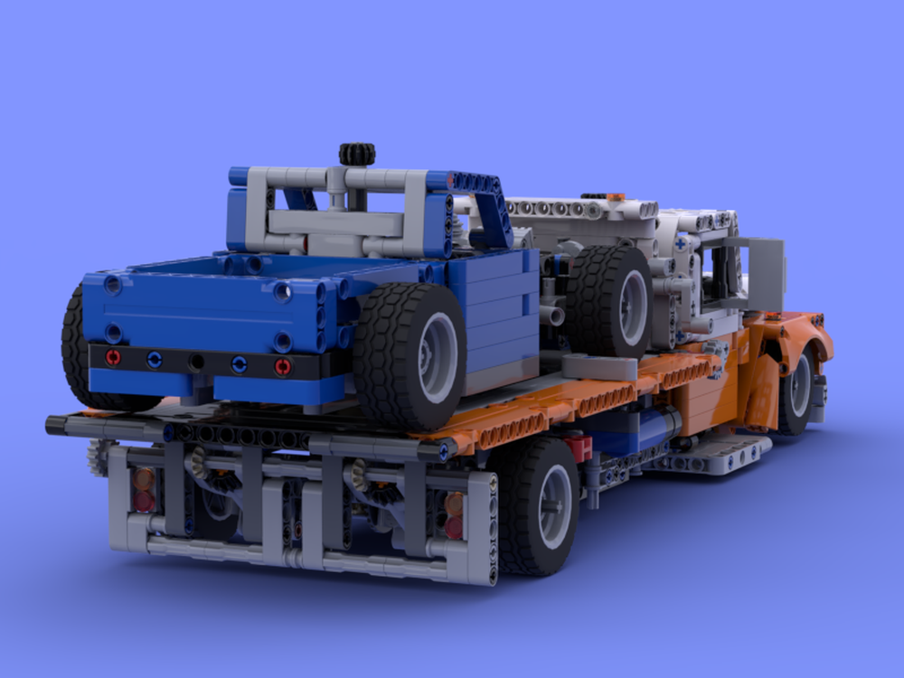 LEGO MOC liftable Pick up Tow Truck with a Hot Rod by east_brick ...