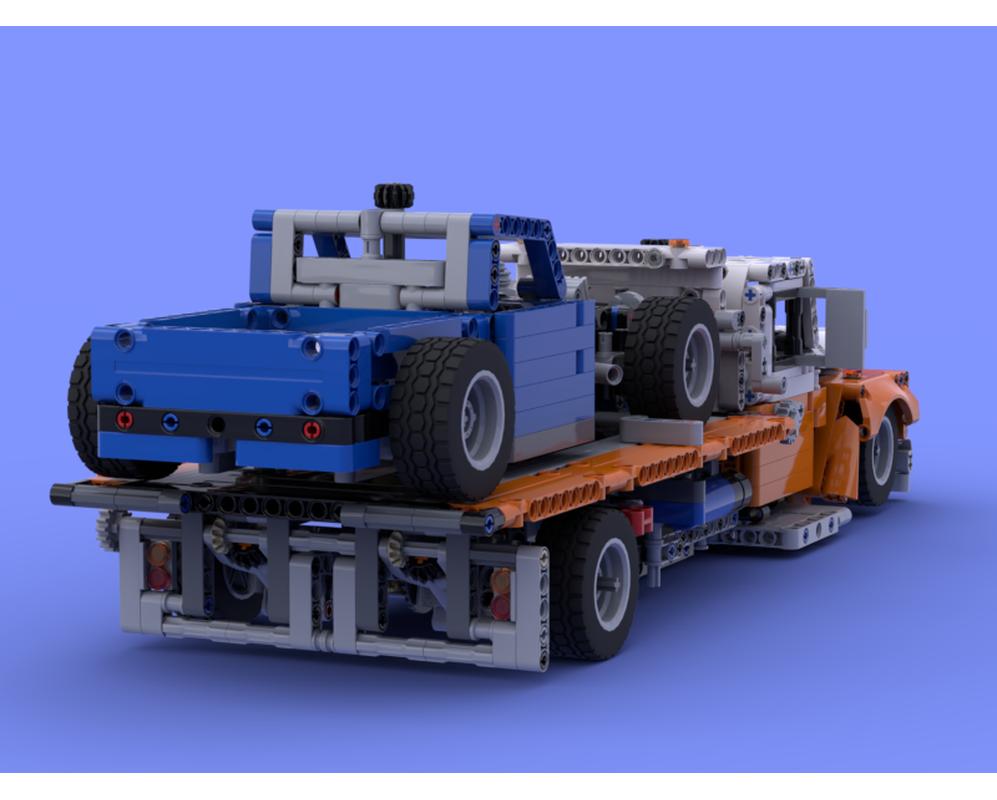 LEGO MOC liftable Pick up Tow Truck with a Hot Rod by east_brick ...
