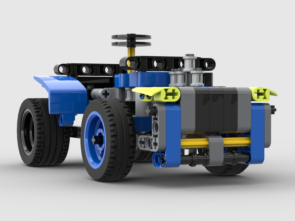 Lego Moc Garden Tractor By Raptor9889 Rebrickable Build With Lego