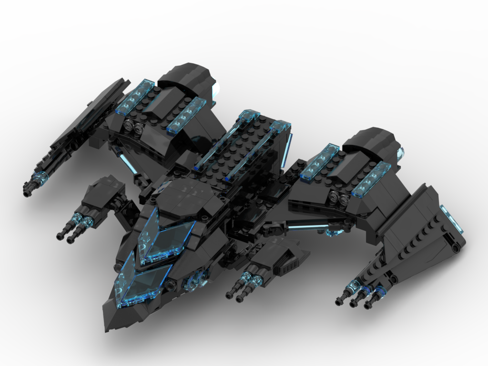 LEGO MOC Cerulean Star Hawk by Dethark75 | Rebrickable - Build with LEGO