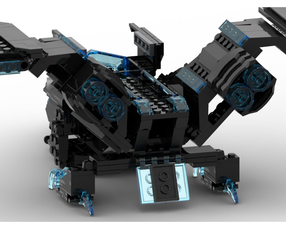 LEGO MOC Cerulean Star Hawk by Dethark75 | Rebrickable - Build with LEGO