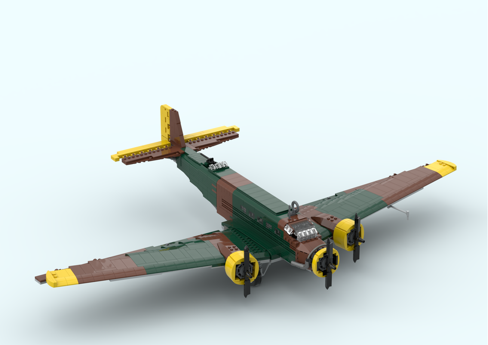 LEGO MOC (Undergoing redesign!!!!) Junkers Ju -52 3M - Paratrooper ...