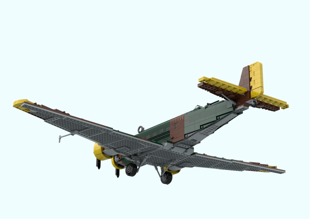 LEGO MOC (Undergoing redesign!!!!) Junkers Ju -52 3M - Paratrooper ...