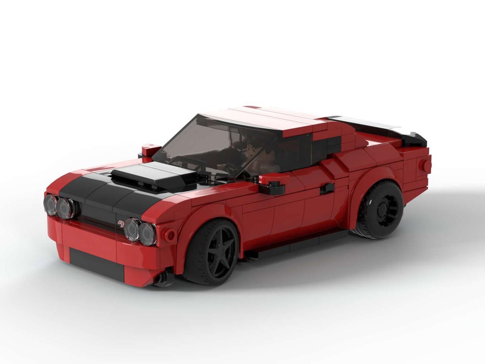 LEGO MOC-184702 Challenger SRT Demon with Pullback Motor by williweb ...