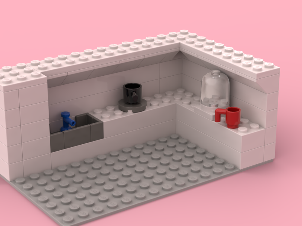 LEGO MOC Kitchen by CrazyBricker | Rebrickable - Build with LEGO