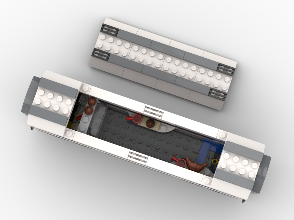 Lego Moc Coach Bar For 60051 Passenger Train By Ptchnk Rebrickable
