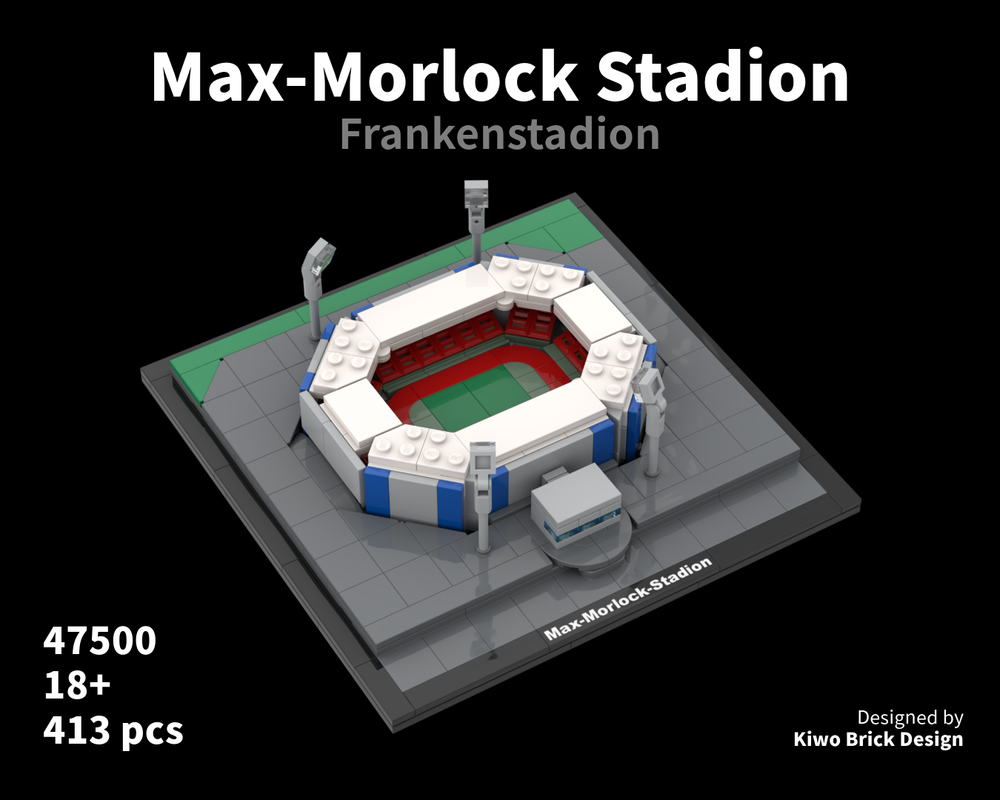 LEGO MOC Max-Morlock-Stadion (Frankenstadion) by Kiwo Brick Design ...