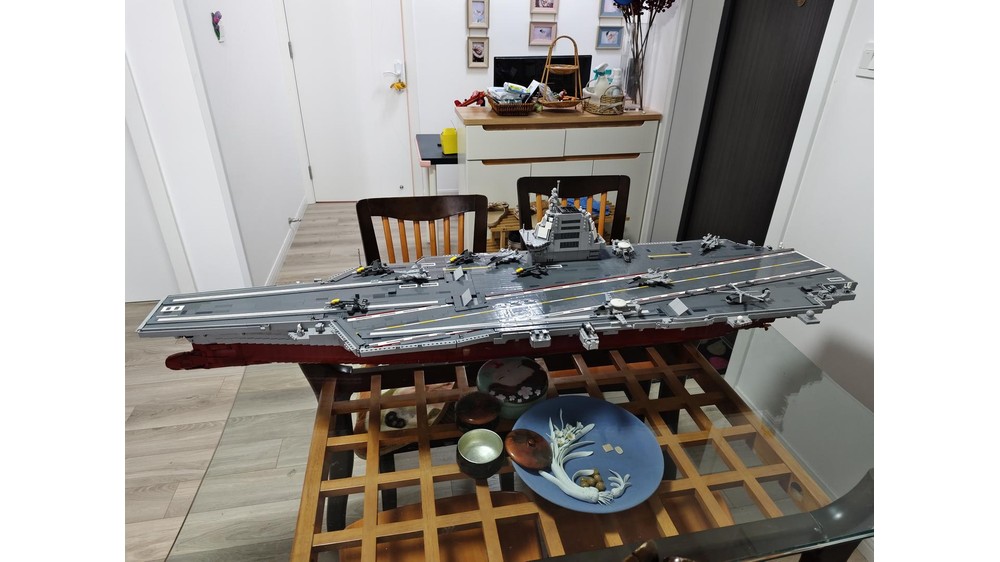 LEGO MOC 1/200 China Navy Air Carrier #18 FUJIAN(Type003) by seraphdoo ...