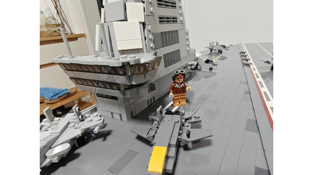 LEGO MOC 1/200 China Navy Air Carrier #18 FUJIAN(Type003) by seraphdoo ...