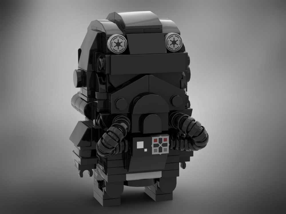 Lego Moc Tie Pilot Brickheadz By Ant0noo Rebrickable Build With Lego