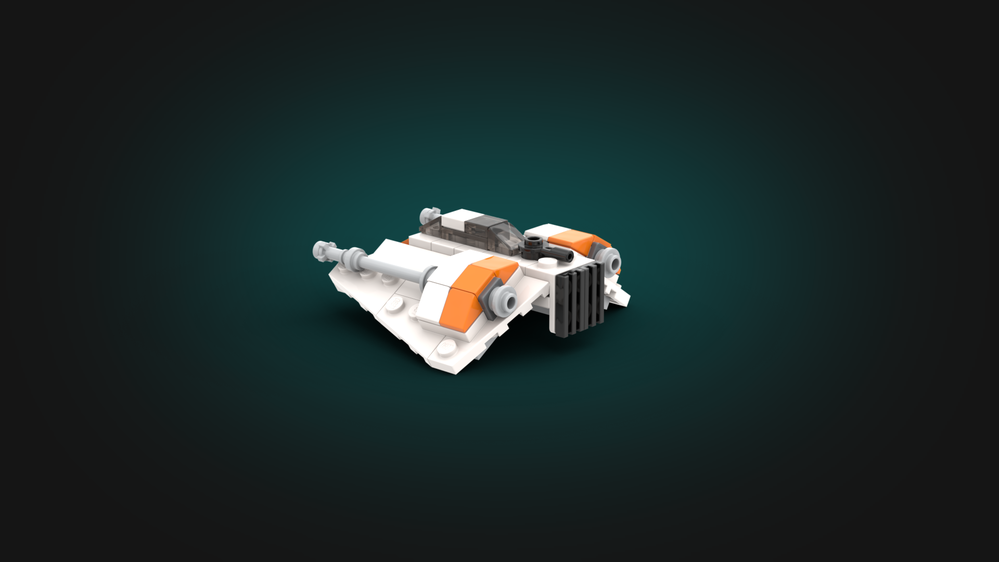 LEGO MOC Snowspeeder | Mini scale by obiblock | Rebrickable - Build ...