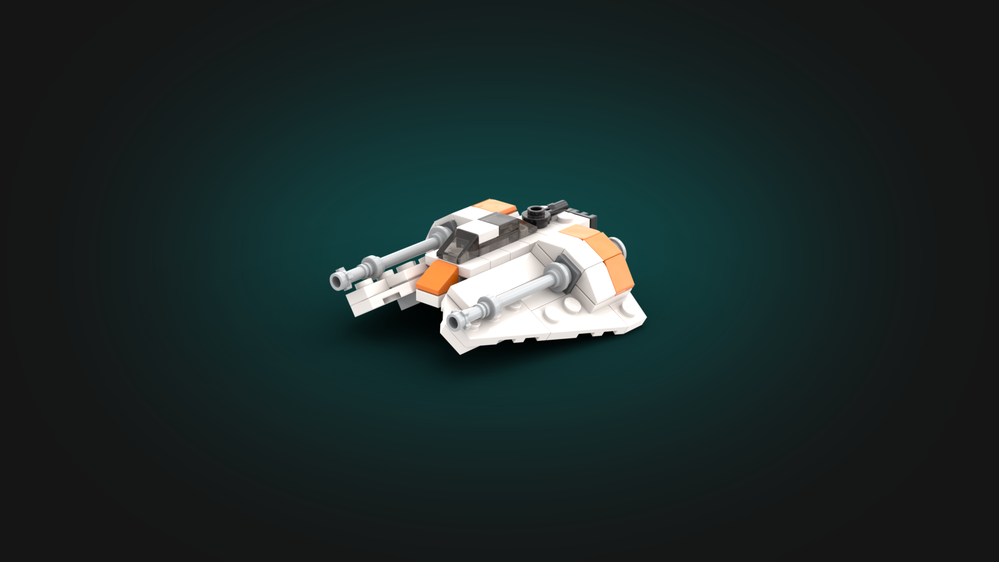 LEGO MOC Snowspeeder | Mini scale by obiblock | Rebrickable - Build ...