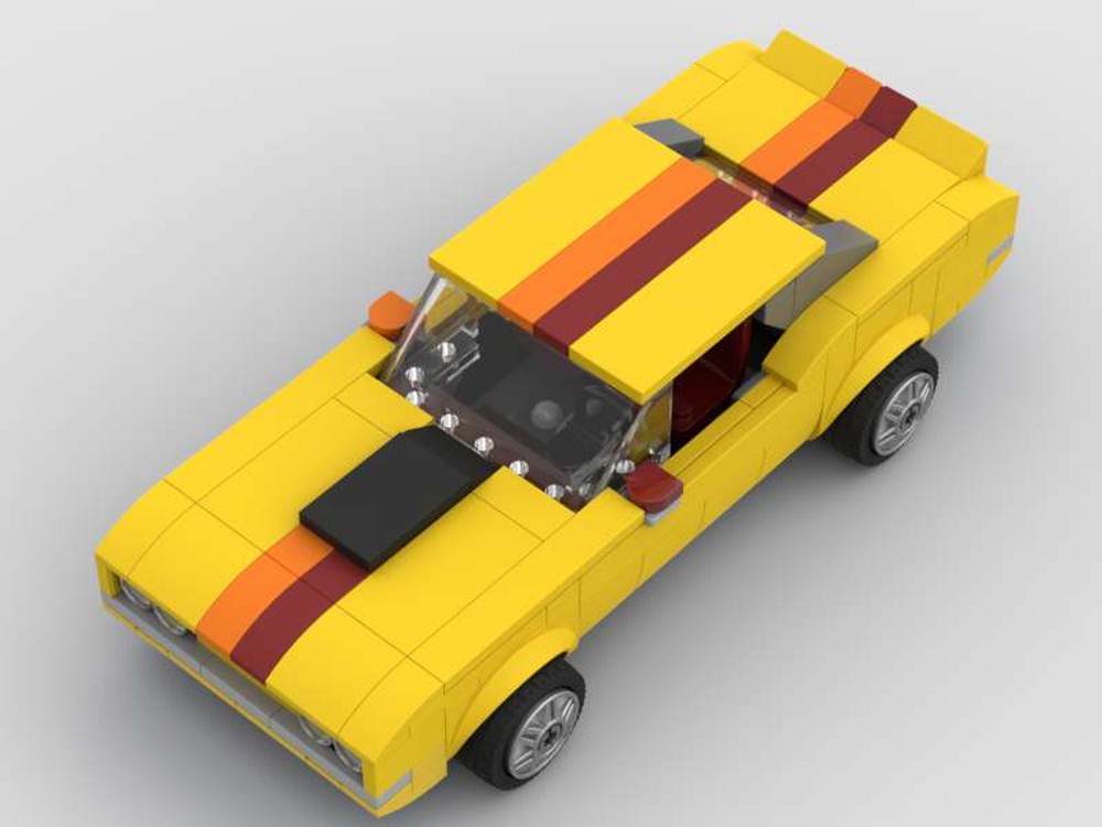 LEGO MOC Classic Dodge Challenger – Modified Lego set #76904 by Gaudy ...