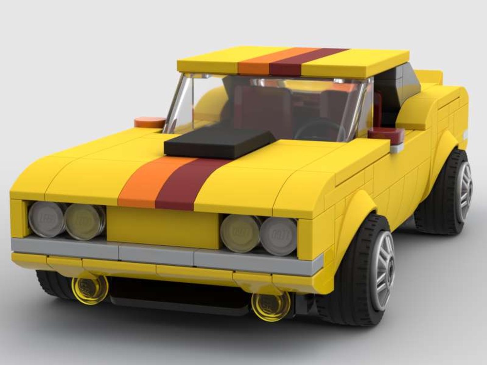 LEGO MOC Classic Dodge Challenger – Modified Lego set #76904 by Gaudy ...