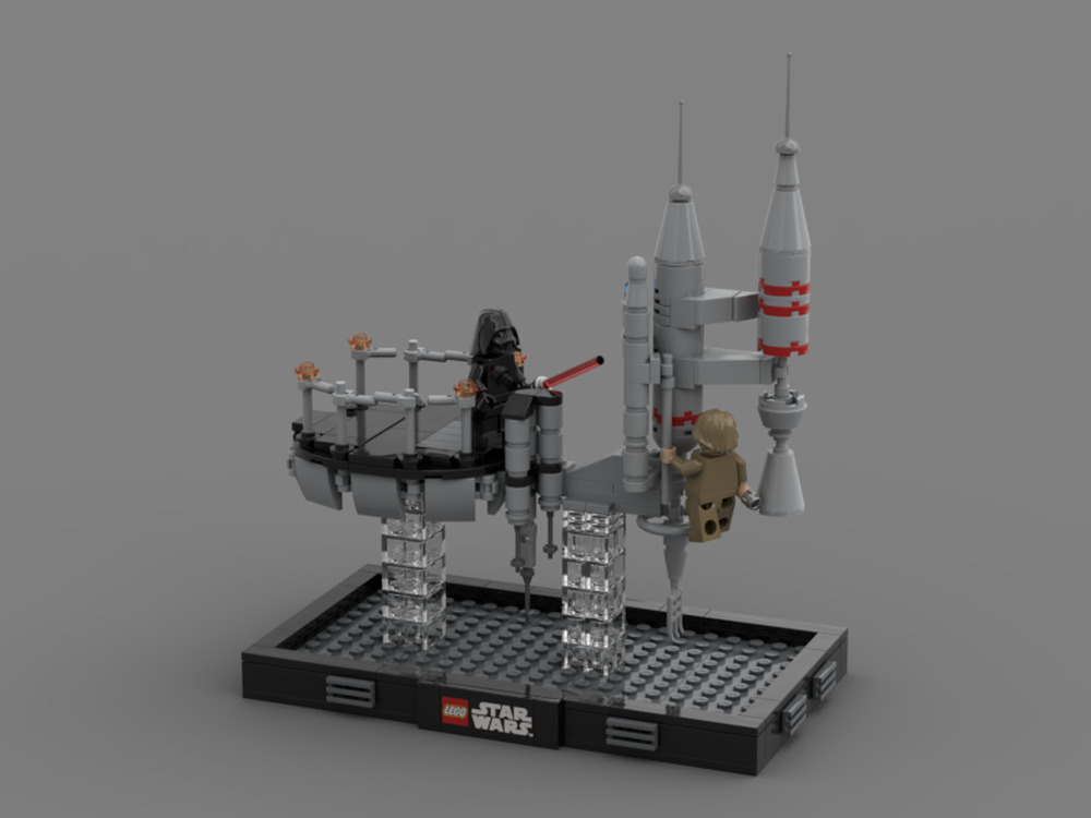 LEGO MOC Bespin Duel Diorama by Britton_c | Rebrickable - Build with LEGO
