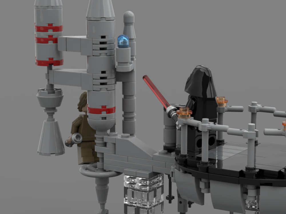LEGO MOC Bespin Duel Diorama by Britton_c | Rebrickable - Build with LEGO