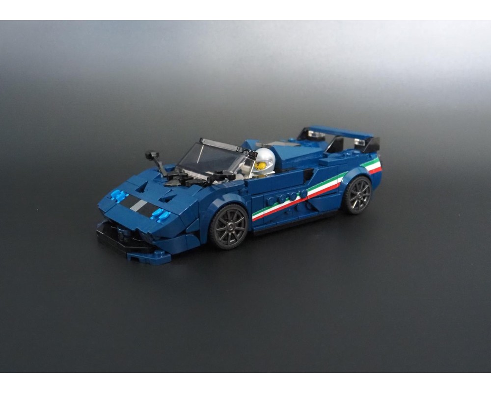 LEGO MOC Pagani Huayra Roadster Tricolore - Speed Champions 8 Studs ...
