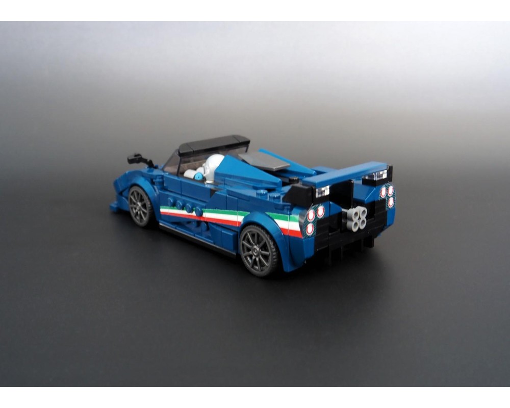 LEGO MOC Pagani Huayra Roadster Tricolore - Speed Champions 8 Studs ...