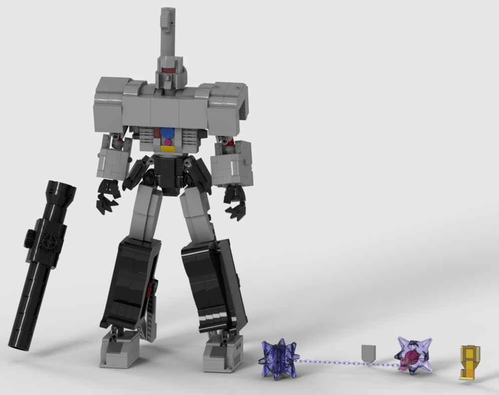 Lego Moc G1 Transforming Megatron By Bradpela Rebrickable Build
